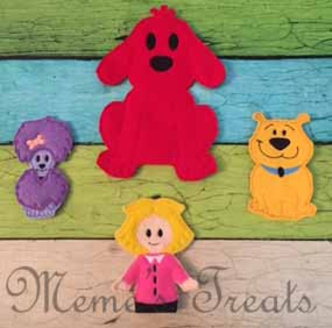 Set of 4 Finger Puppets - Inspired by Children's Show and Book - Etsy