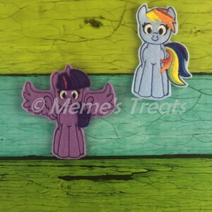 Set of 6 Finger Puppets - Inspired by Pony TV Show - Etsy