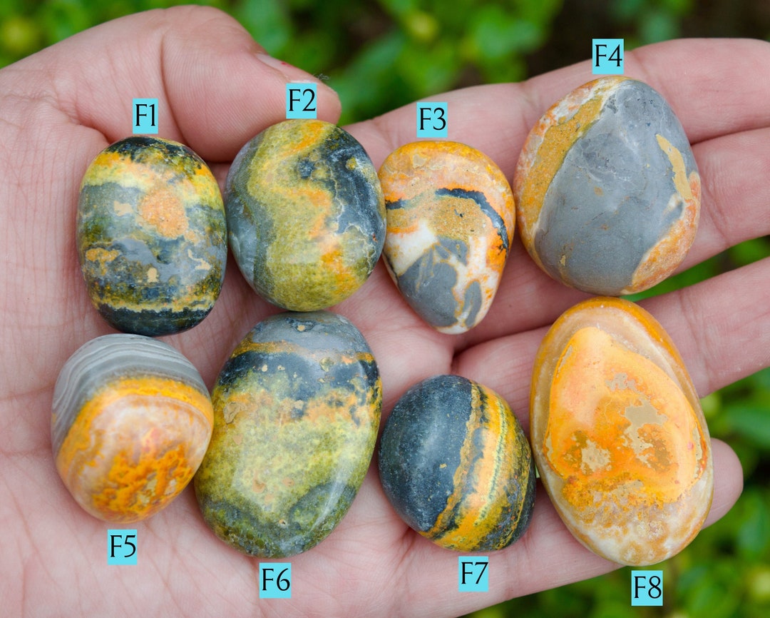 High Quality Bumblebee Jasper Tumbled Stones Rare Mineral - Etsy