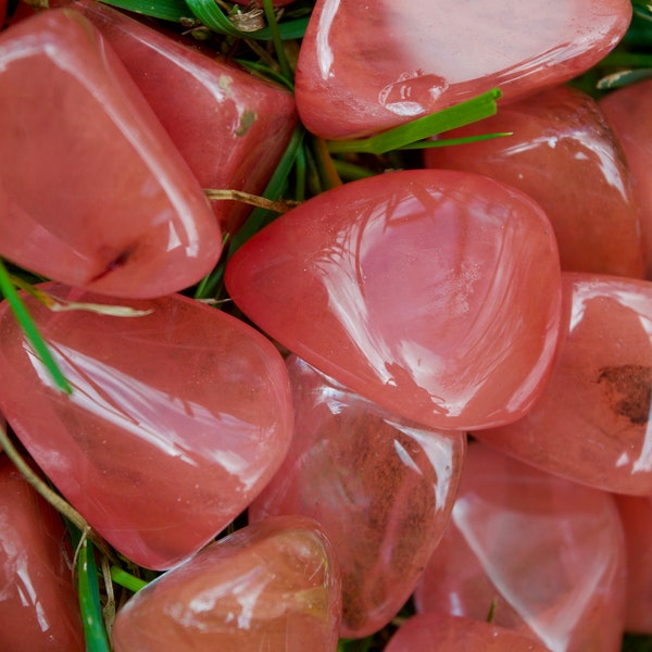 Strawberry Obsidian Stone - Etsy