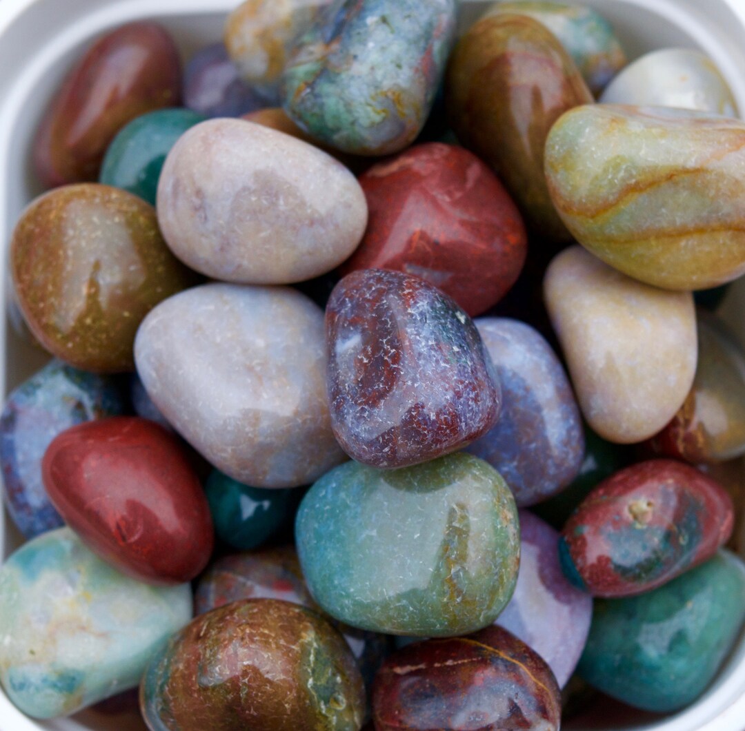 Fancy Jasper Tumbled Stone 2 Oz 4 Oz 8 Oz 16 Oz 2lb - Etsy UK