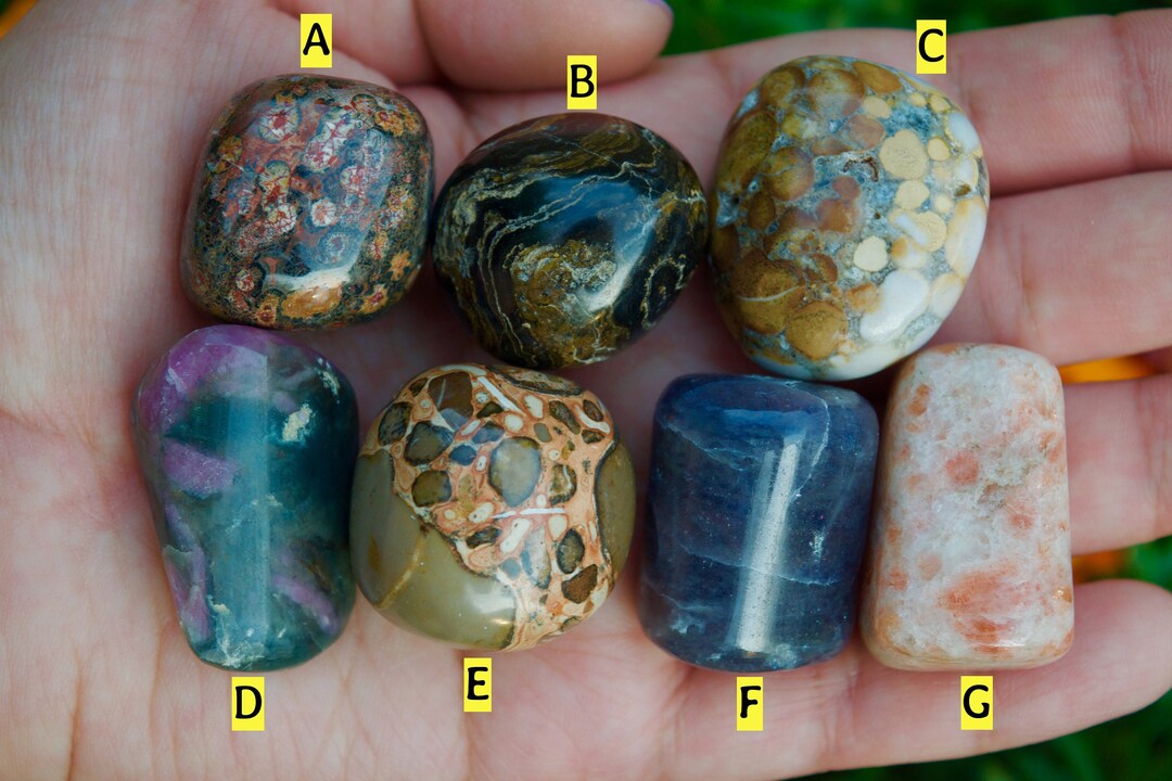 Tumbled Stones Leopardskin, Stromatolite, Conglomerate Jaspers, Ruby in ...