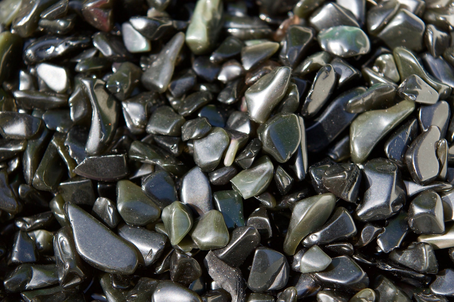 Obsidian Chips 2oz 56g Crystal Affirmationi Am | Etsy