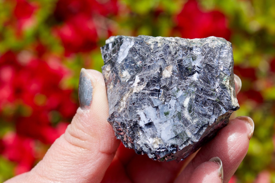 Natural Silver Galena Specimen From Madagascar - Etsy