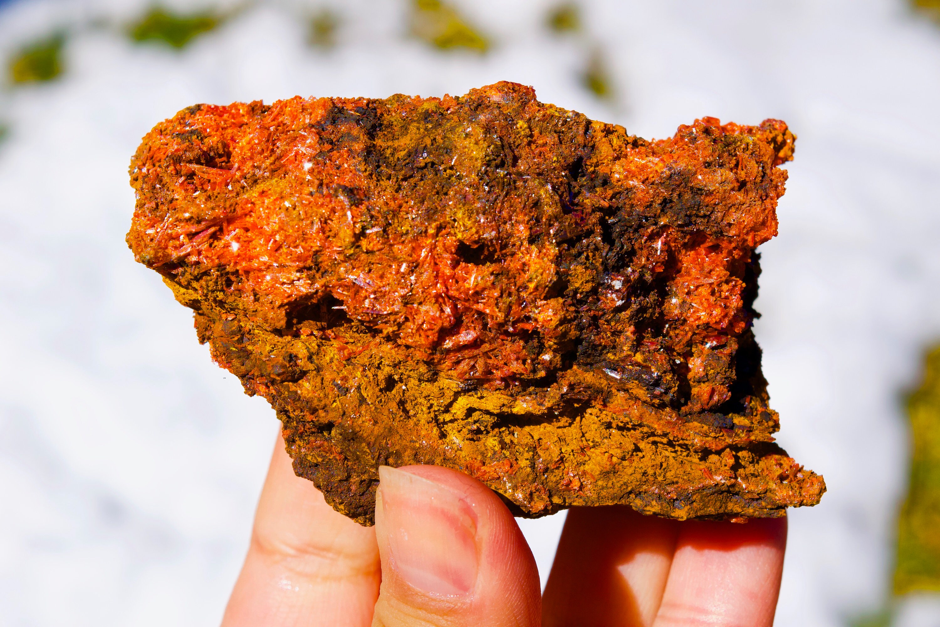 Natural Crocoite Specimen From Tasmania Australia Rare | Etsy