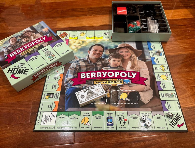 Custompoly Board Game, Personalized Game, Custom Board, Couples Gift - Etsy