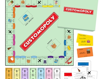 Customizable Monopoly Game Print Out - Etsy Canada