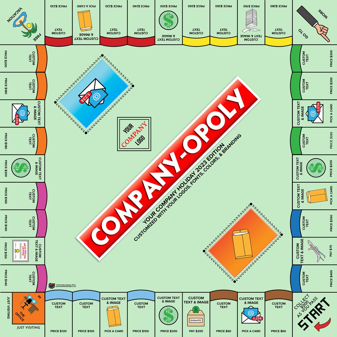 Corporate Gift Custom Board Game- CORPORATE GIFT: Personalized Bulk ...