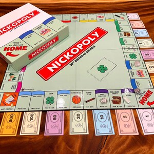 Customopoly Game Board:custom Game Board, Personalized Custom Opoly ...