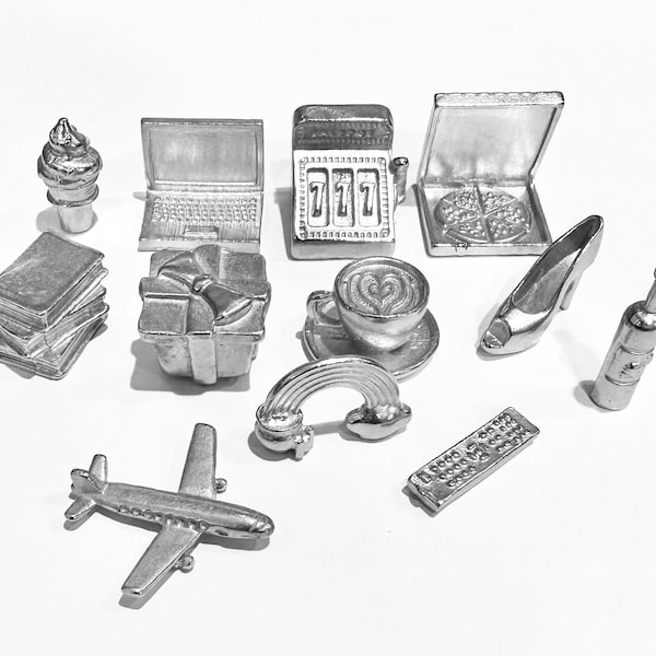 Board Game Metal Pawns - Etsy UK