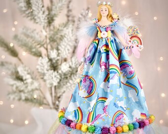 Galinda One-of-a-kind Tree-topper Angel by R. Noelle | Etsy