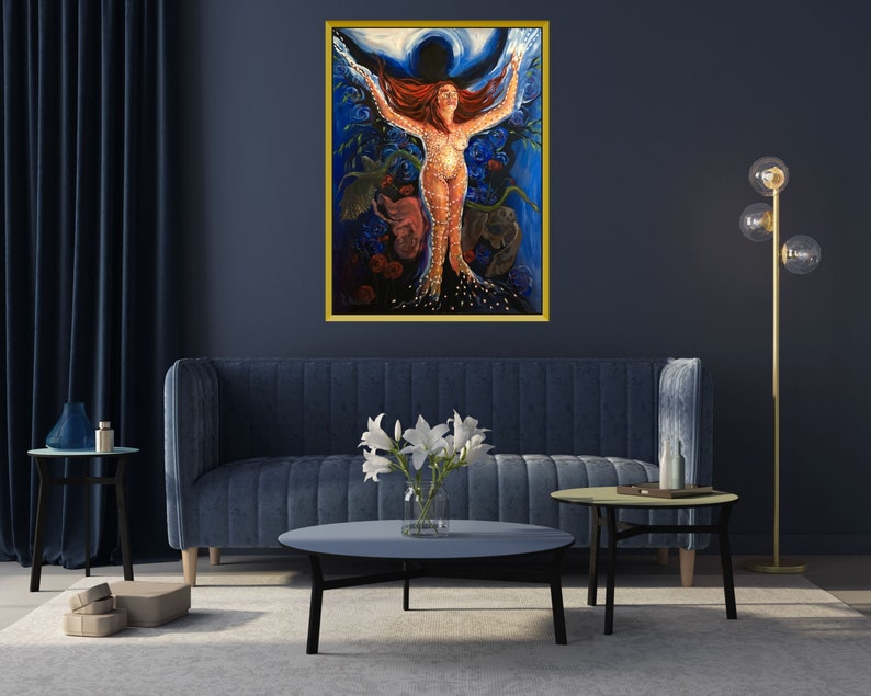 Lilith Ascending Original Oil Painting by R. Noelle - Etsy