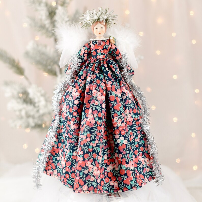 Emma One-of-a-kind Tree Topper Christmas Angel by R. Noelle - Etsy