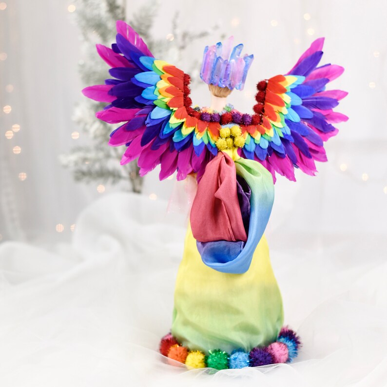 Gabriel, One-of-a-kind Tree Topper Angel by R. Noelle - Etsy