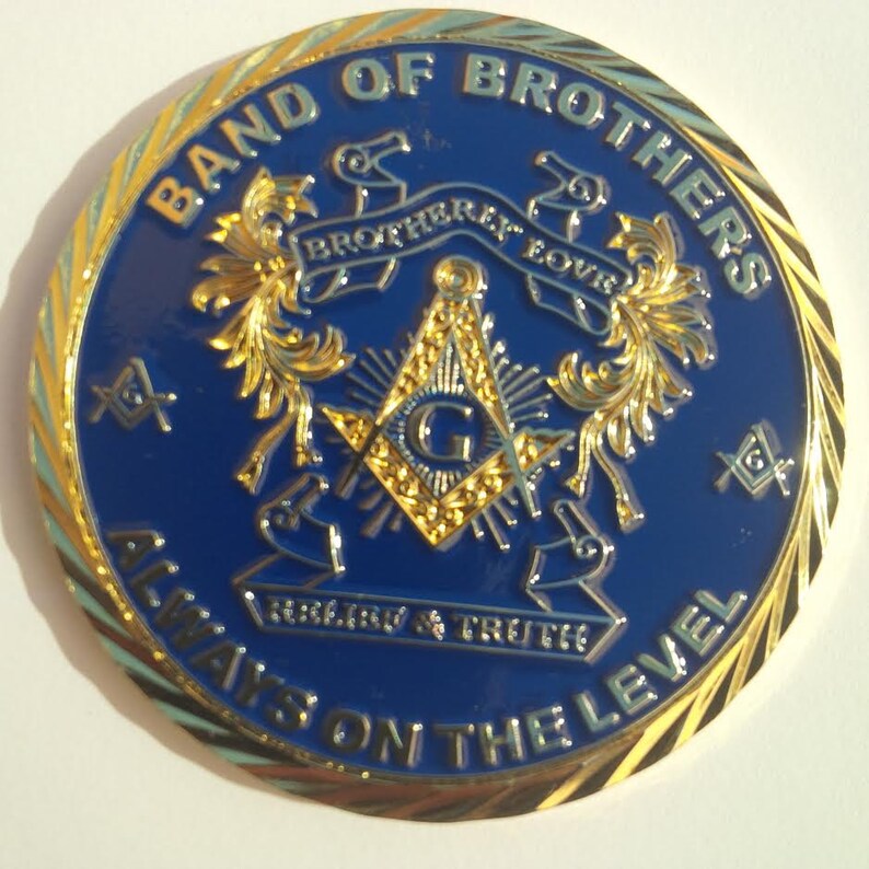 Masonic Let There Be Light Commemorative 1.75 Inches Two Face Coin - Etsy