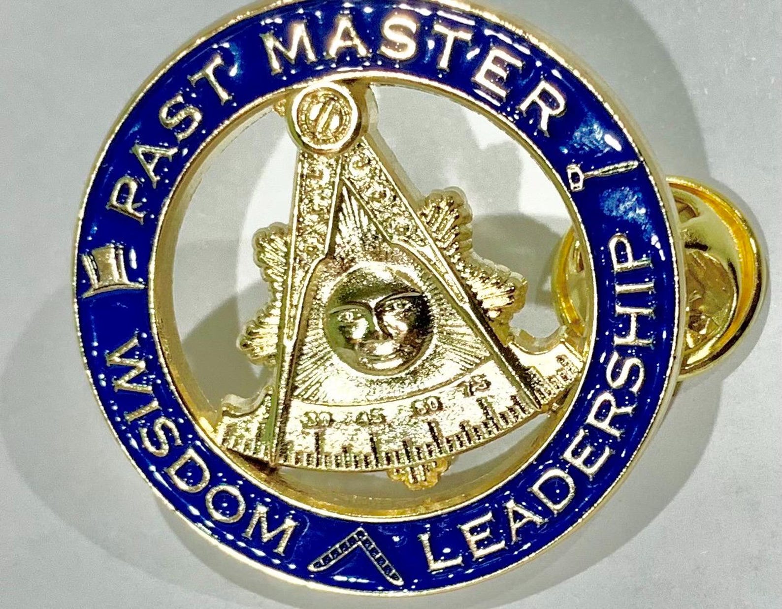 Masonic Past Master Large Lapel Pin 1.25 Inches for Blue Lodge Member ...