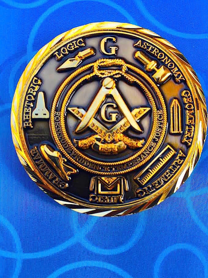 Masonic Commemorative Master Mason Two Sided Coin Size 2 Inches - Etsy