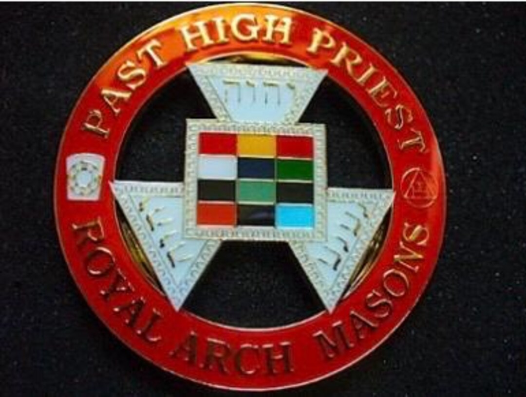 York Rite Masonic Royal Arch Mason Heavy Alloy Car Emblem - Etsy