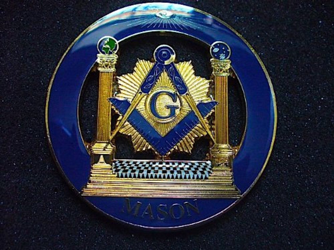 Freemasonry Master Mason Cut Out Car Emblem Heavy Alloy - Etsy