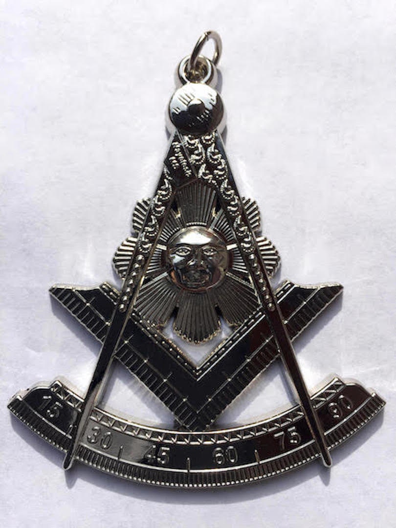 Masonic Past Master AF&AM Chain Collar Jewel 75.946 3 Inches Tall ...