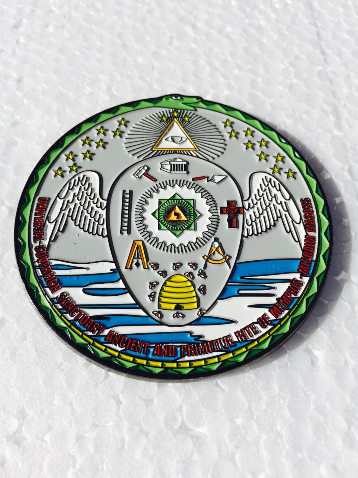 Masonic Memphis Misraim Primitive Rite Masons Car Emblem - Etsy
