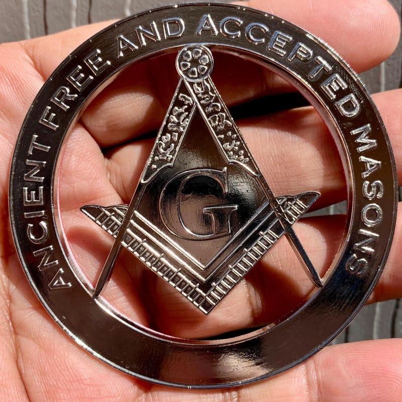 Masonic Chrome Car - Etsy