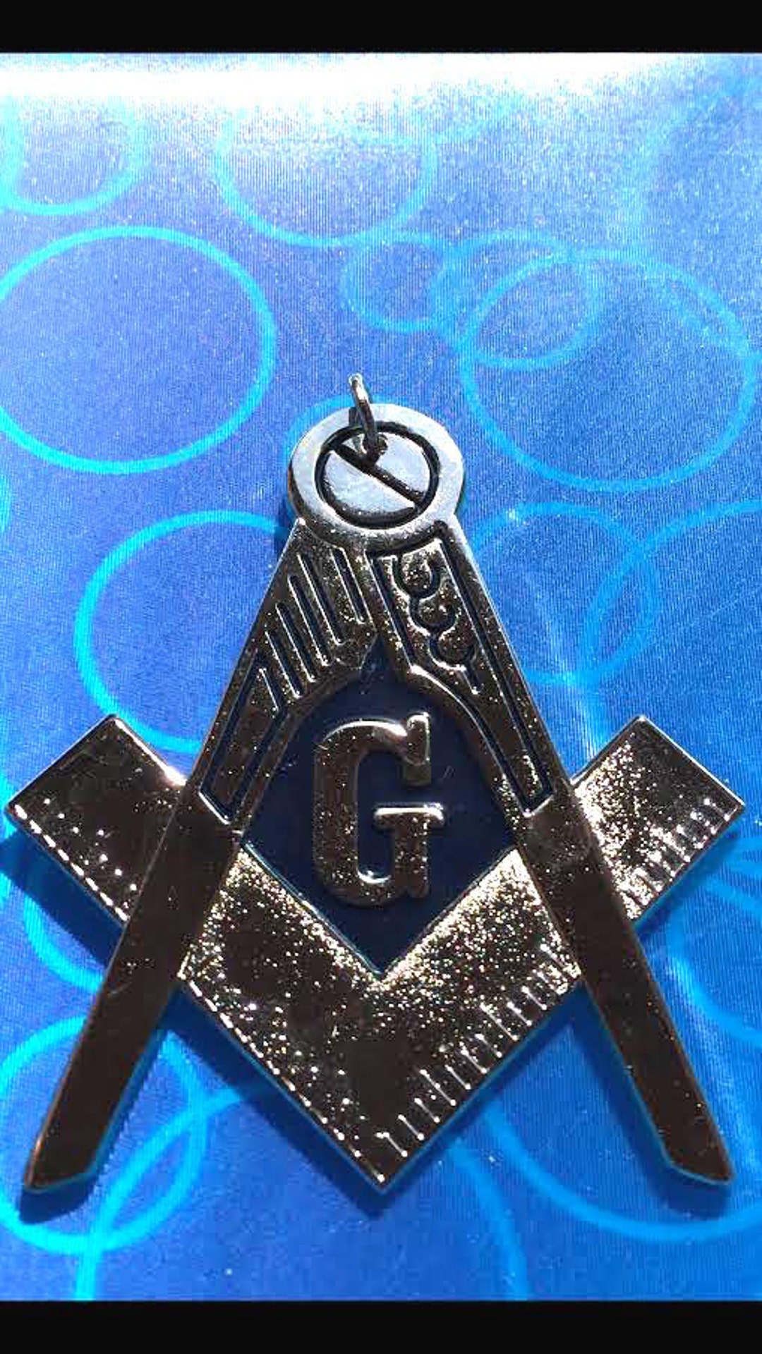 Masonic Blue Lodge Master Mason Large Pendent Large Collar Jewel Silver ...