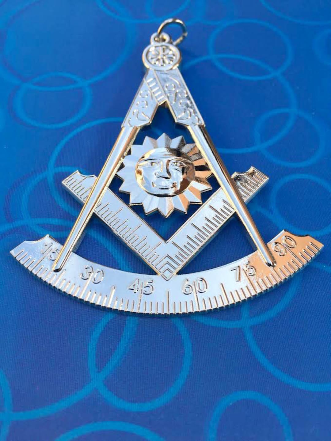 Masonic Past Master by NMS Chain Collar Pendent Jewel Silver - Etsy