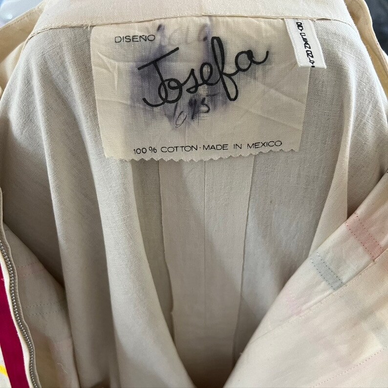 Rare 1960s Josefa Mexico Rainbow Ribbon Caftan - Etsy