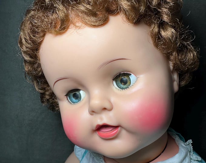Adorable RARE Vintage 1959 Ideal Suzy Susie Suzie Playpal Doll Redish ...