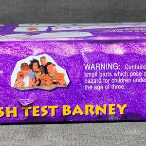 1993 Mattel the Flintstones Crash Test Barney Action Figure New in Box ...