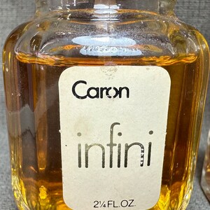 2 Rare Vintage Caron Infini Eau De Cologne Splash + Infini De Caron ...
