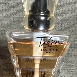 Vintage Lancome Tresor Paris Eau De Parfum Miniature Bottle .16oz Spray ...