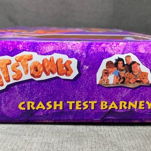 1993 Mattel the Flintstones Crash Test Barney Action Figure New in Box ...