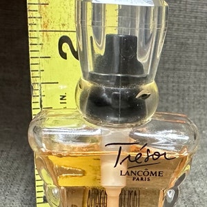 Vintage Lancome Tresor Paris Eau De Parfum Miniature Bottle .16oz Spray ...