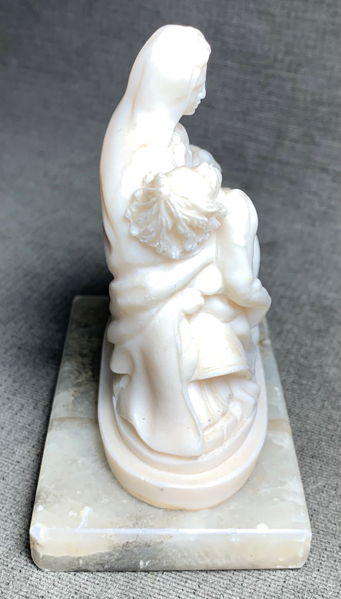 Vintage Santini Mary Jesus Sculpture Figure Religious 4 - Etsy