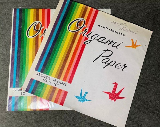 Vintage Origami Paper Oriental Culture Book Company San Francisco ORI ...