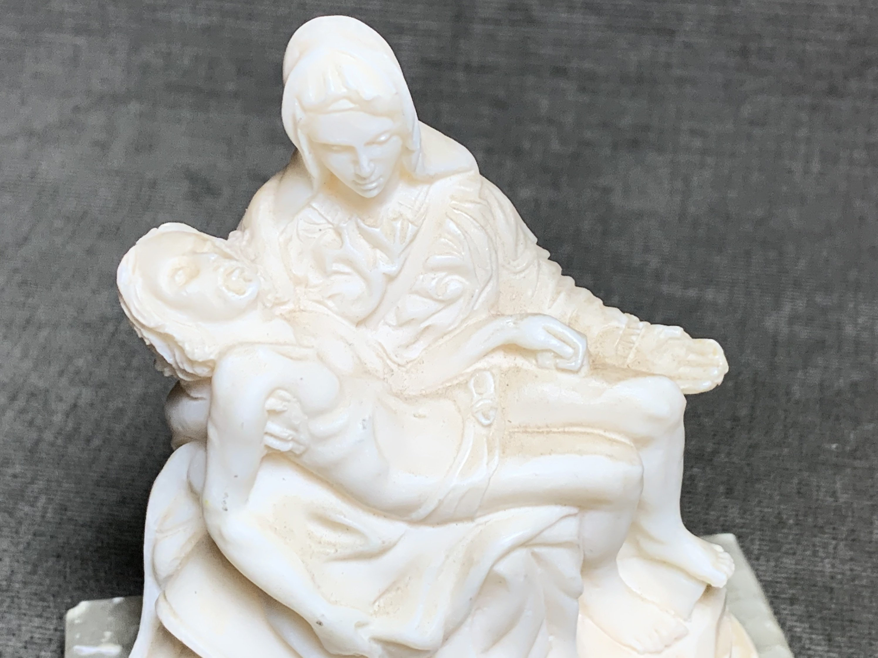 Vintage Santini Mary Jesus Sculpture Figure Religious 4 - Etsy