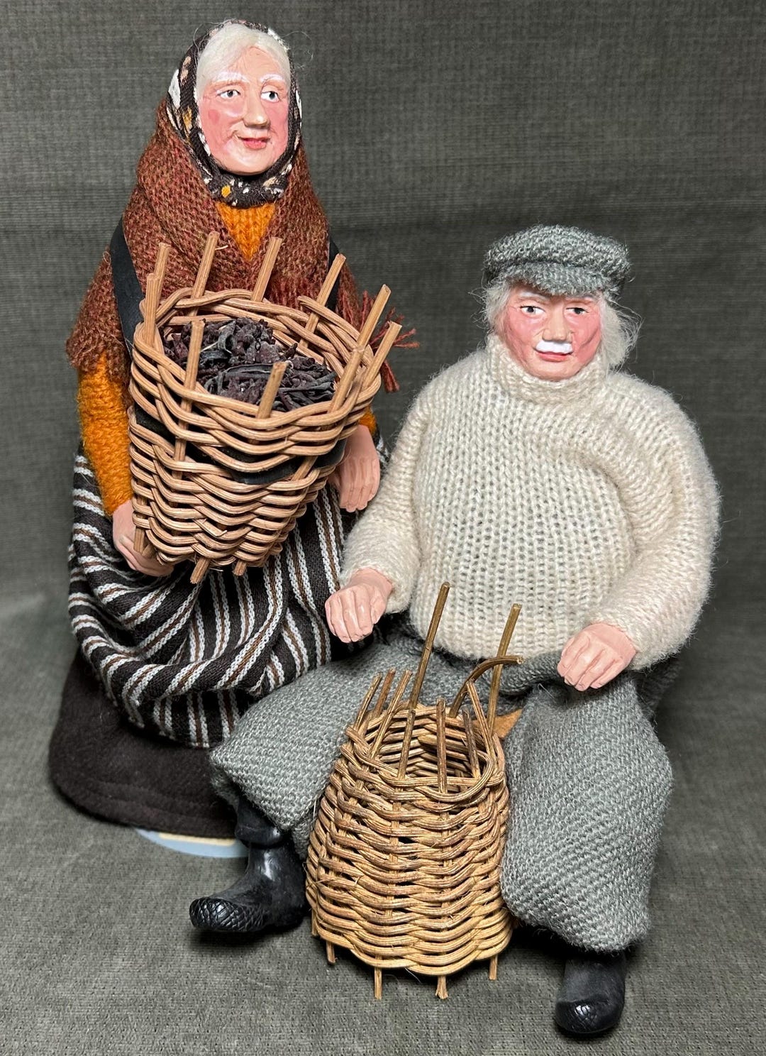 2 Vintage Sheena Macleod Highland Dolls Skye Woman Male Crafter - Etsy