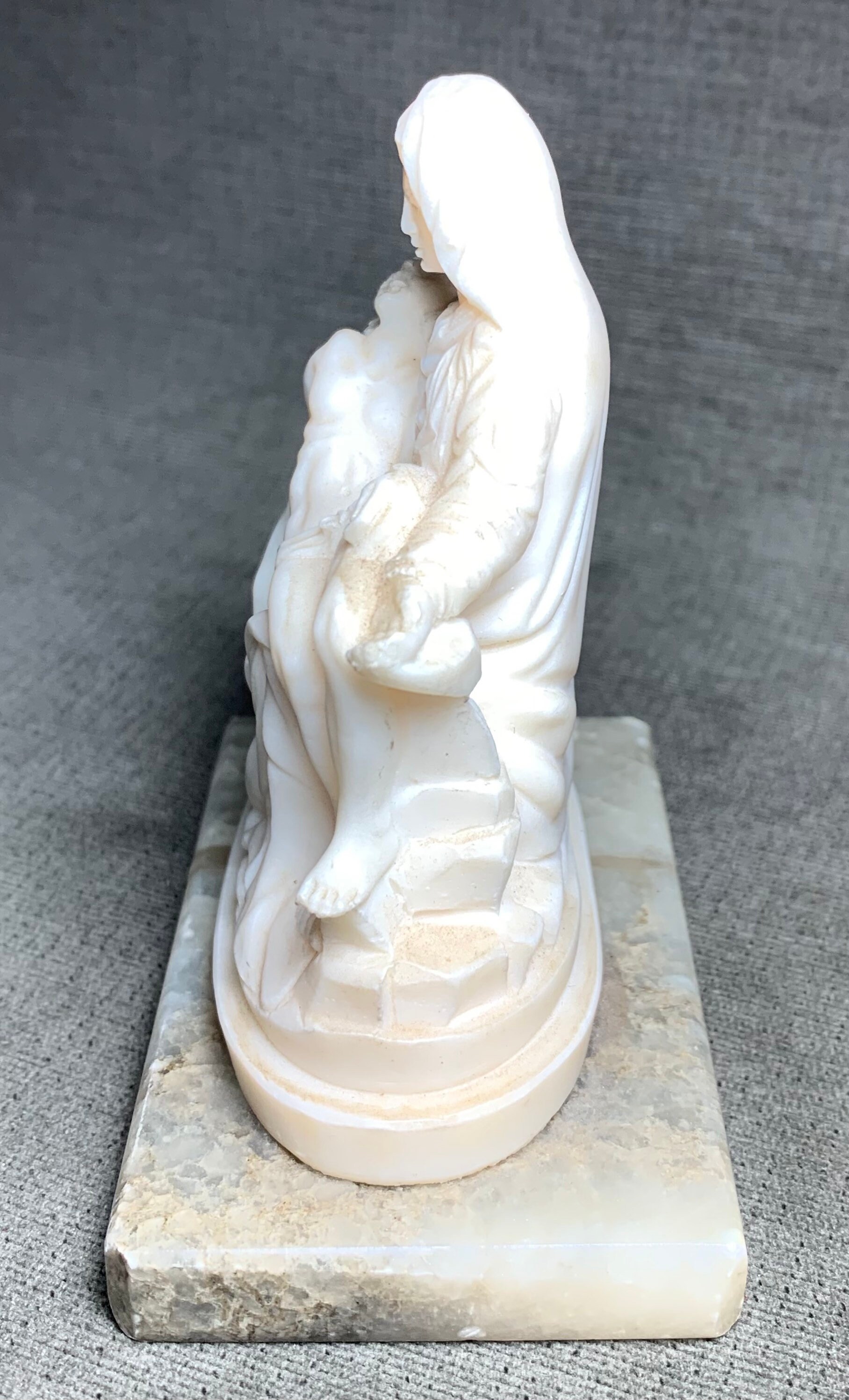 Vintage Santini Mary Jesus Sculpture Figure Religious 4 - Etsy