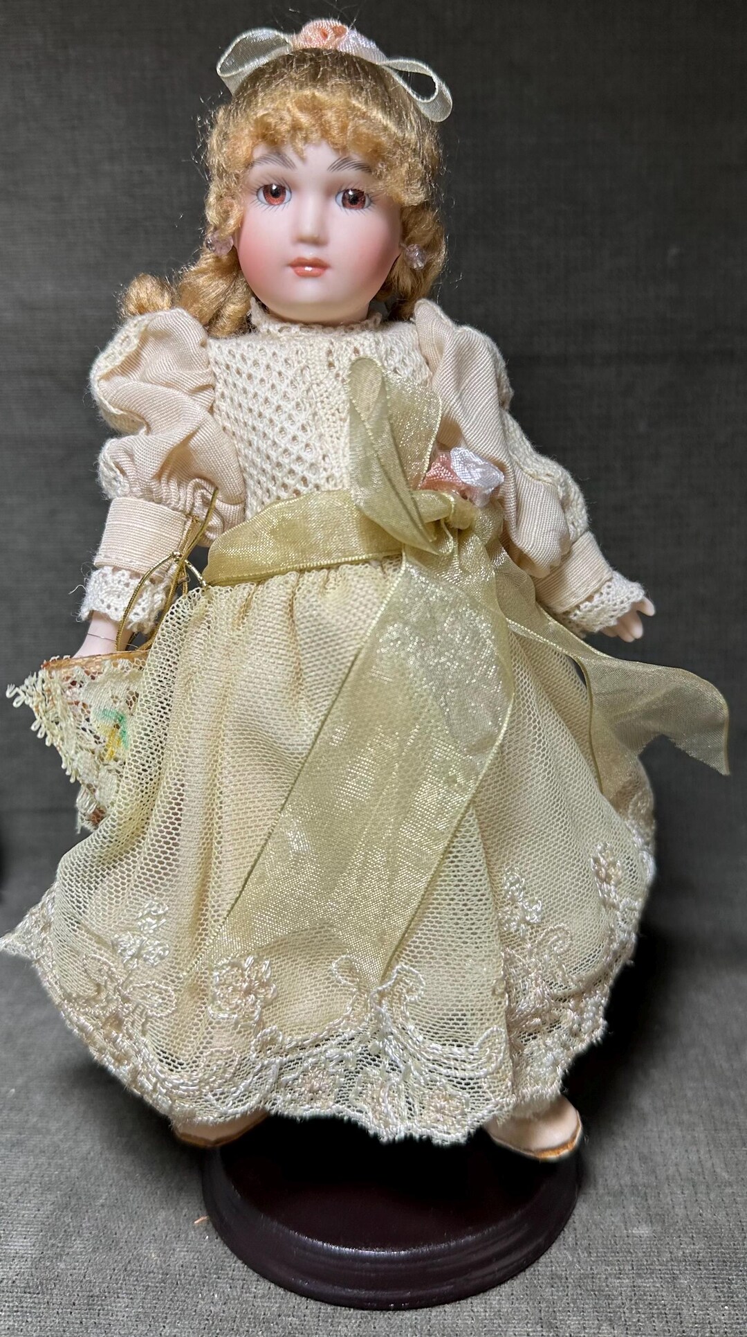 Beautiful Porcelain Collector’s Doll Delton Products Corporation 8” - Etsy