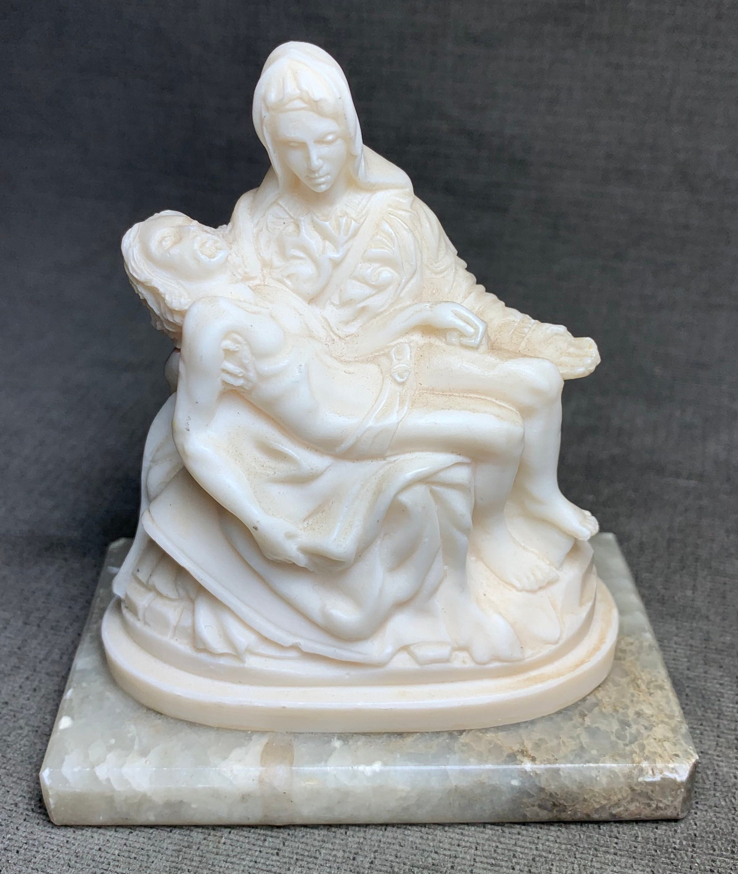 Vintage Santini Mary Jesus Sculpture Figure Religious 4 - Etsy
