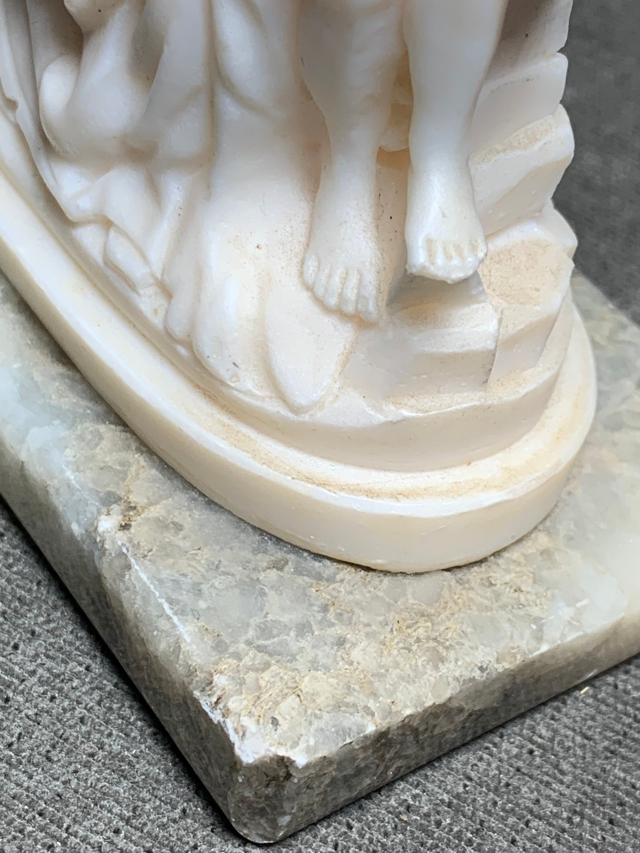 Vintage Santini Mary Jesus Sculpture Figure Religious 4 - Etsy