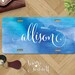 Watercolor Wash Personalized License Plate Painted Pattern - Etsy