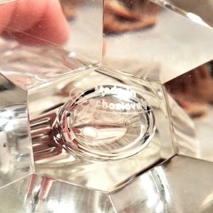 Czechoslovakia Extra Tall Vintage Collectible Crystal Perfume Bottle ...