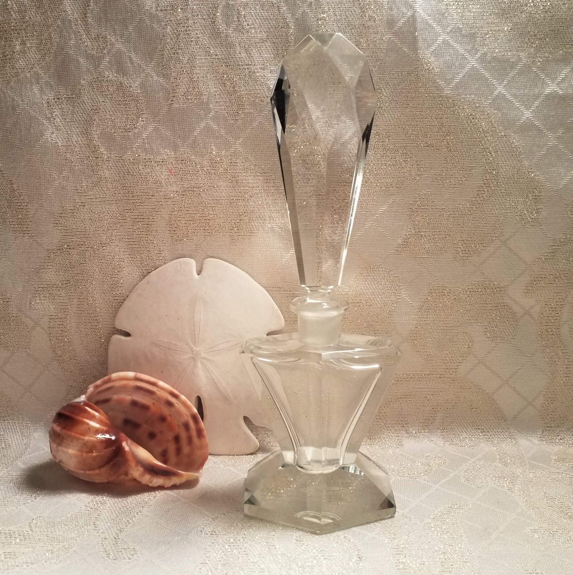 Czechoslovakia Extra Tall Vintage Collectible Crystal Perfume - Etsy