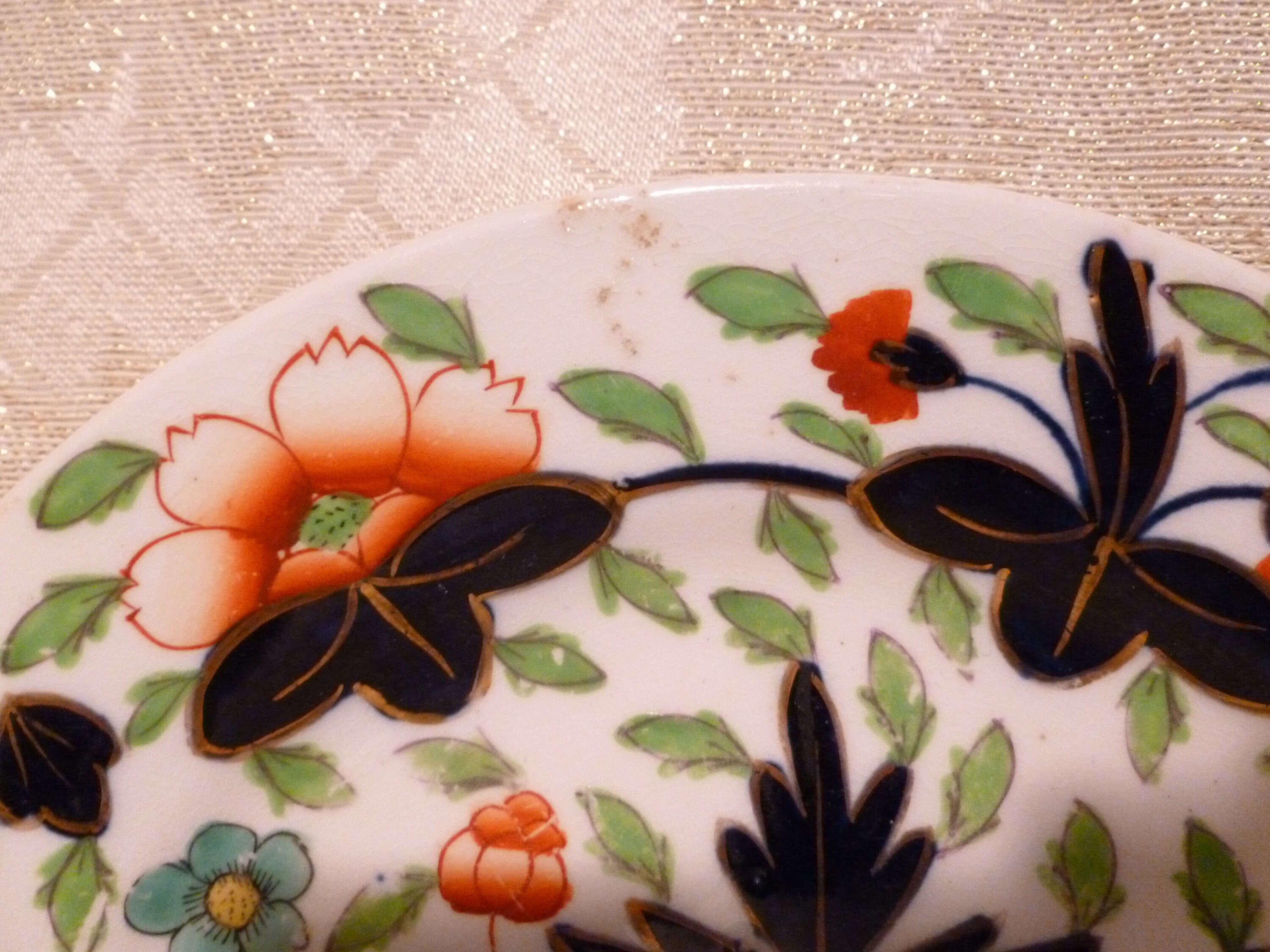 Gaudy Welsh Or Gaudy Dutch Farmhouse Décor Small Dinner Plate Elaborate ...