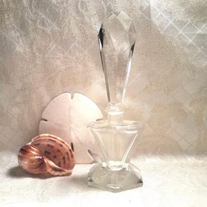 Czechoslovakia Extra Tall Vintage Collectible Crystal Perfume Bottle ...