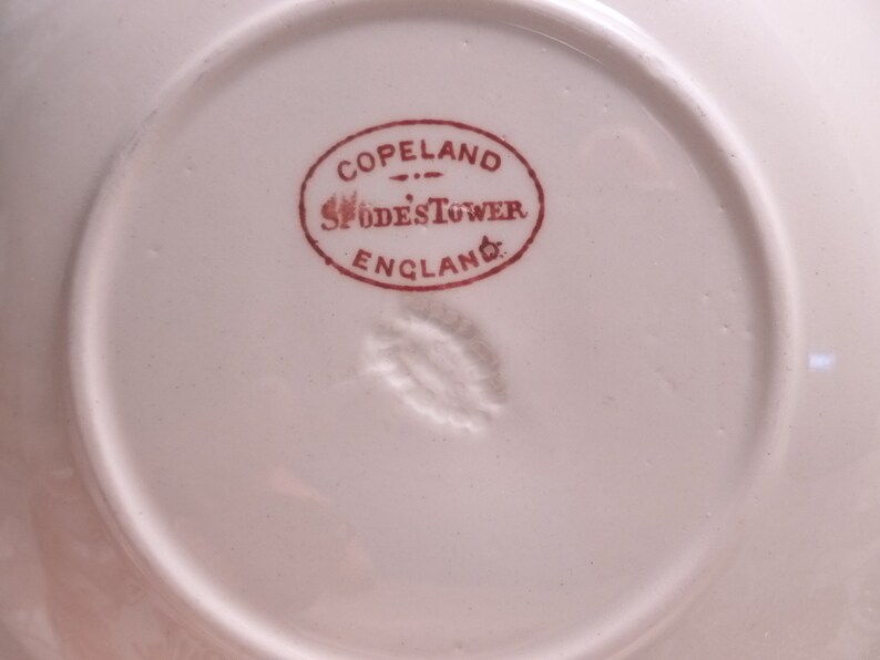 Spode Copeland Red and White Fine China Spodes Tower Pattern - Etsy