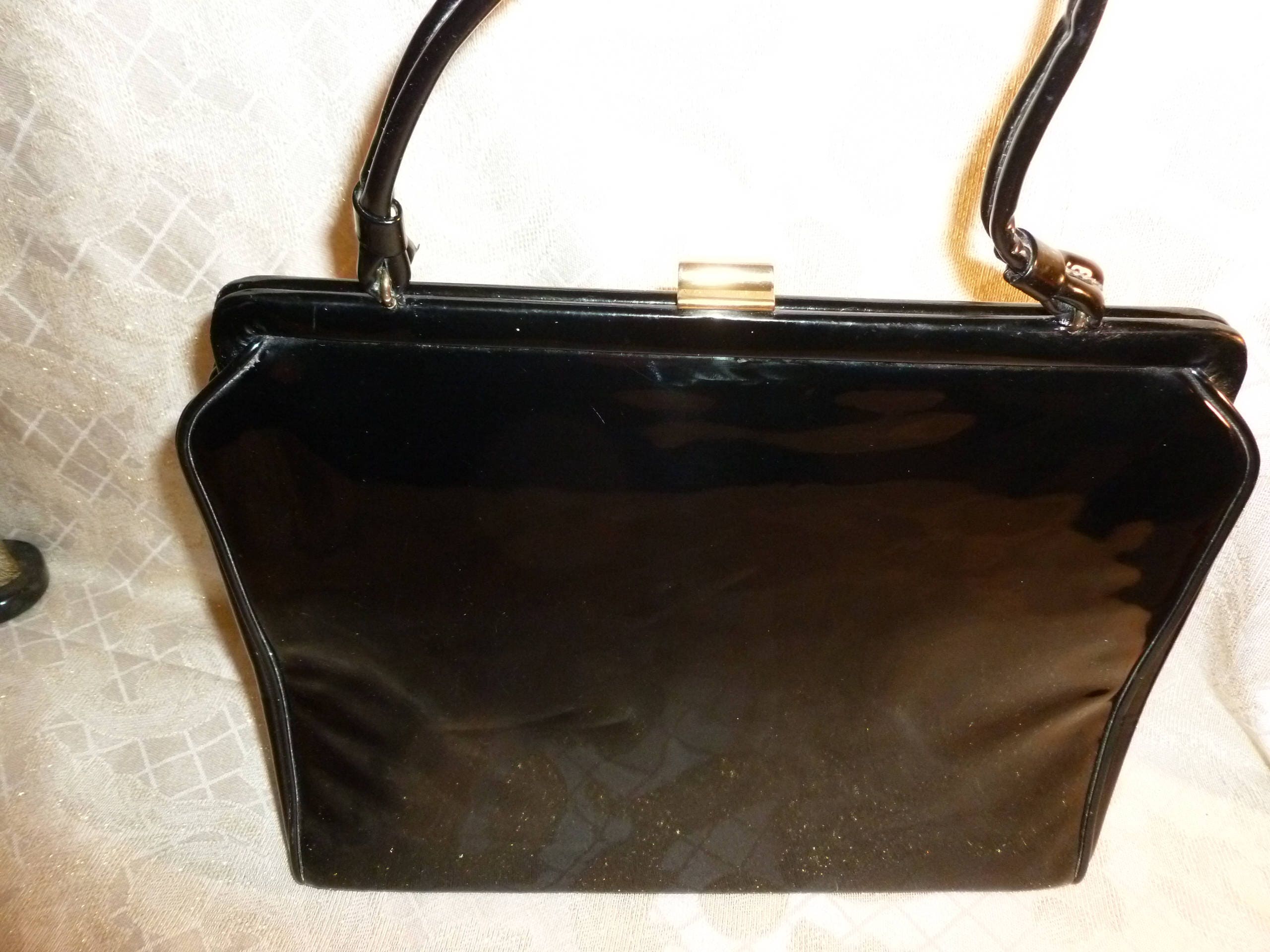 Lovely Antique Soure Of New York Large Handbag Romantic Victorian ...